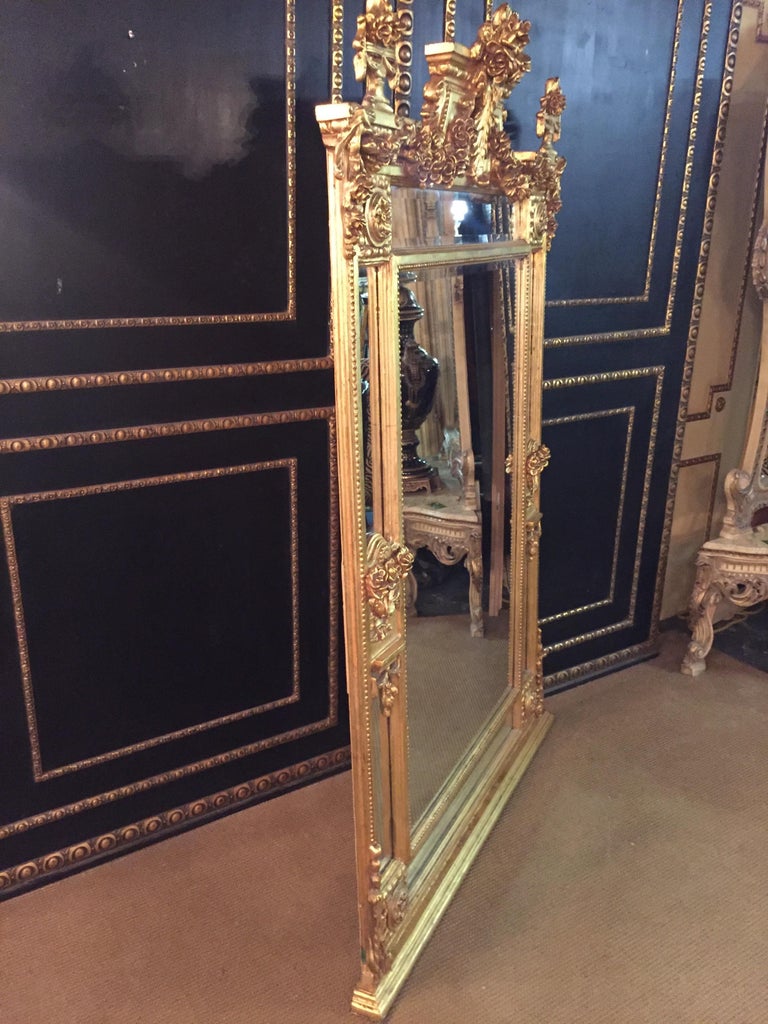 High Quality Salon Mirror in Louis Seize Style For Sale at 1stDibs