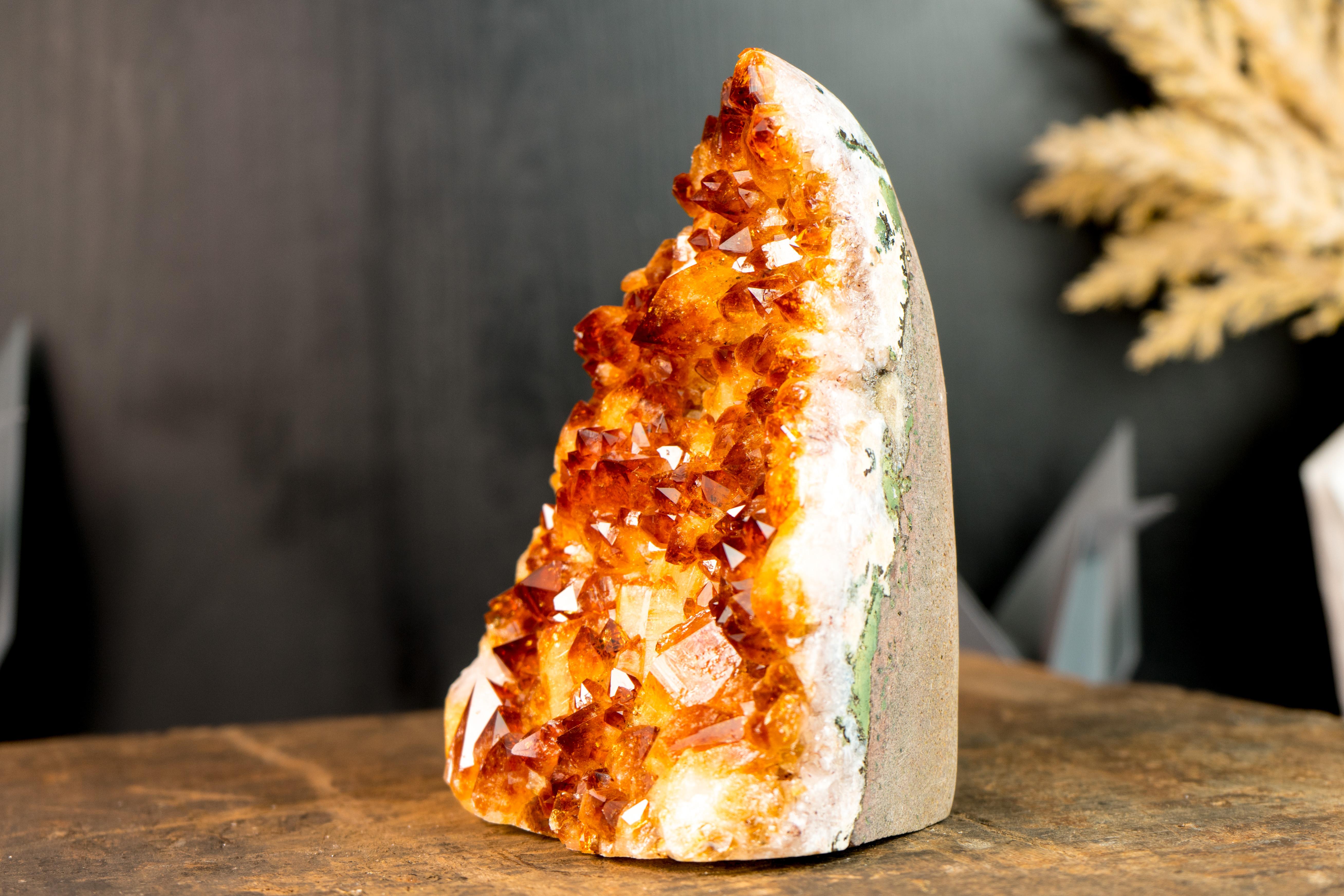 High Quality Small Citrine Crystal Cluster Orange Madeira Citrine Druzy ...