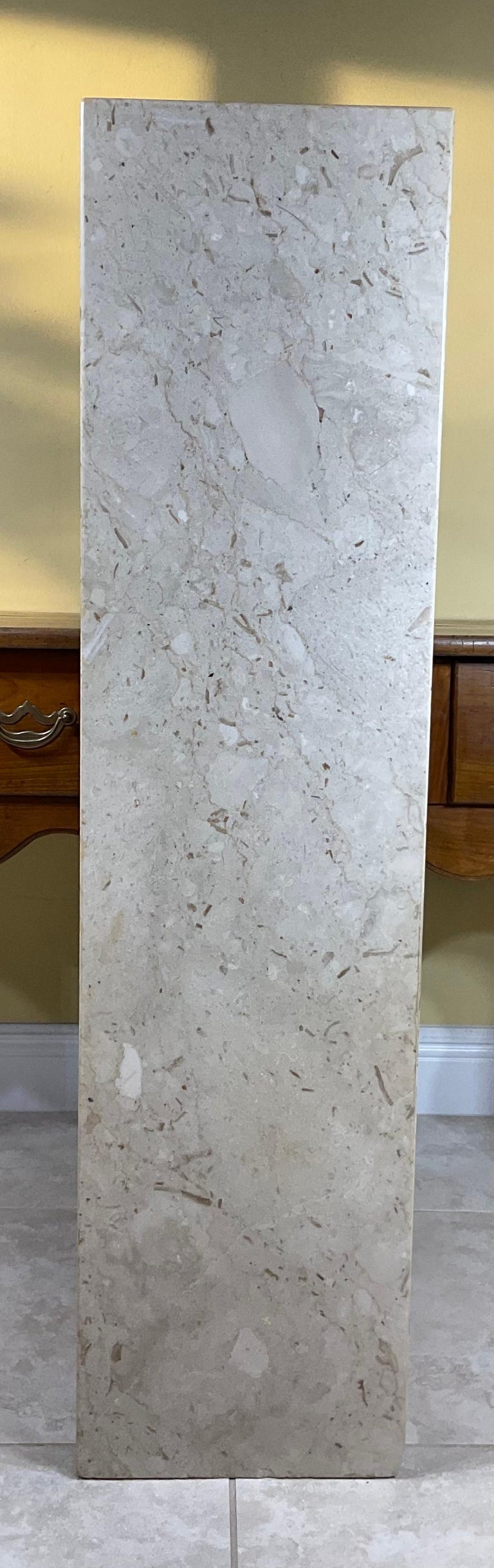 High Rectangular Marble Sculpture Base For Sale at 1stDibs | marble ...