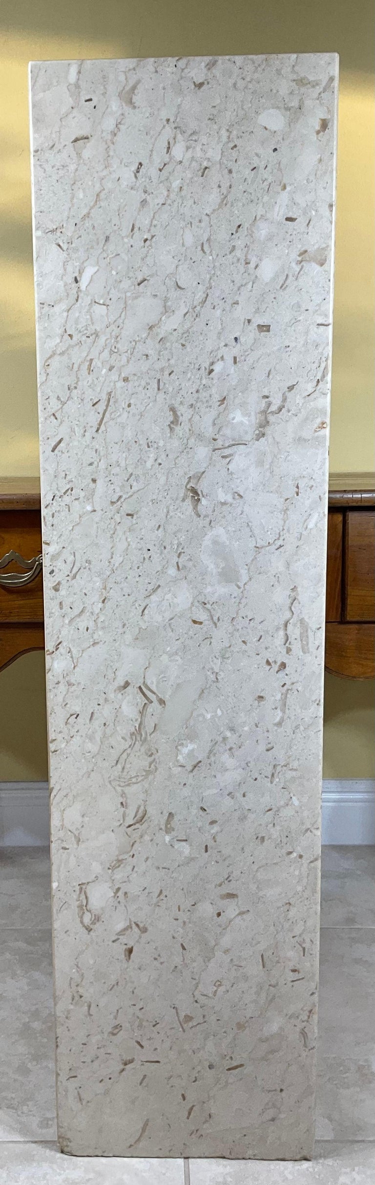 High Rectangular Marble Sculpture Base For Sale at 1stDibs | marble ...