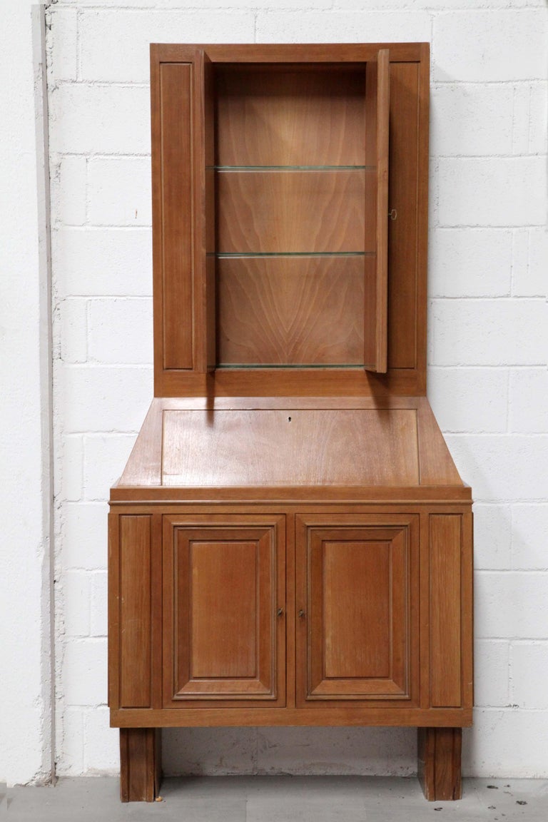 High Sideboard in Wood and Briar, 70s For Sale at 1stDibs