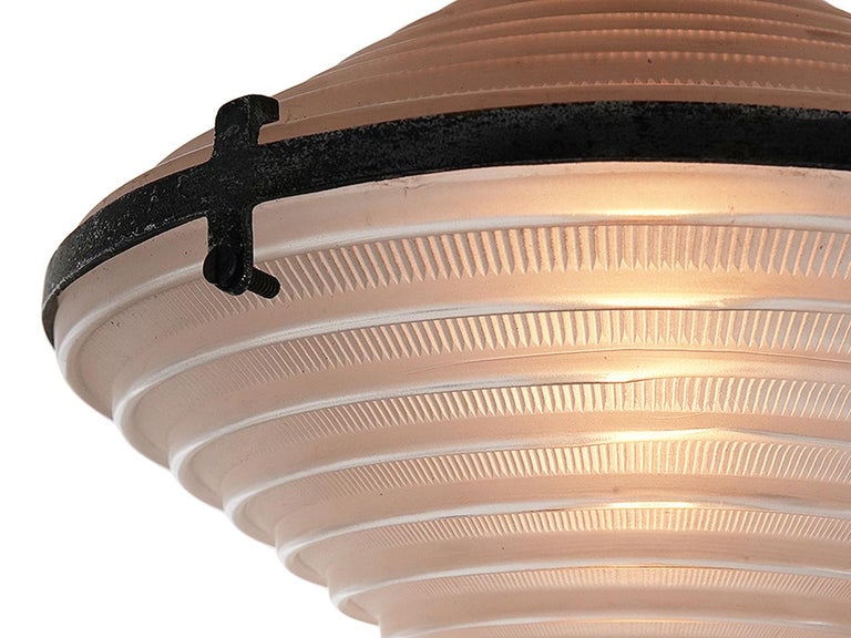 High Style Deco Flush Mount Lamp at 1stDibs