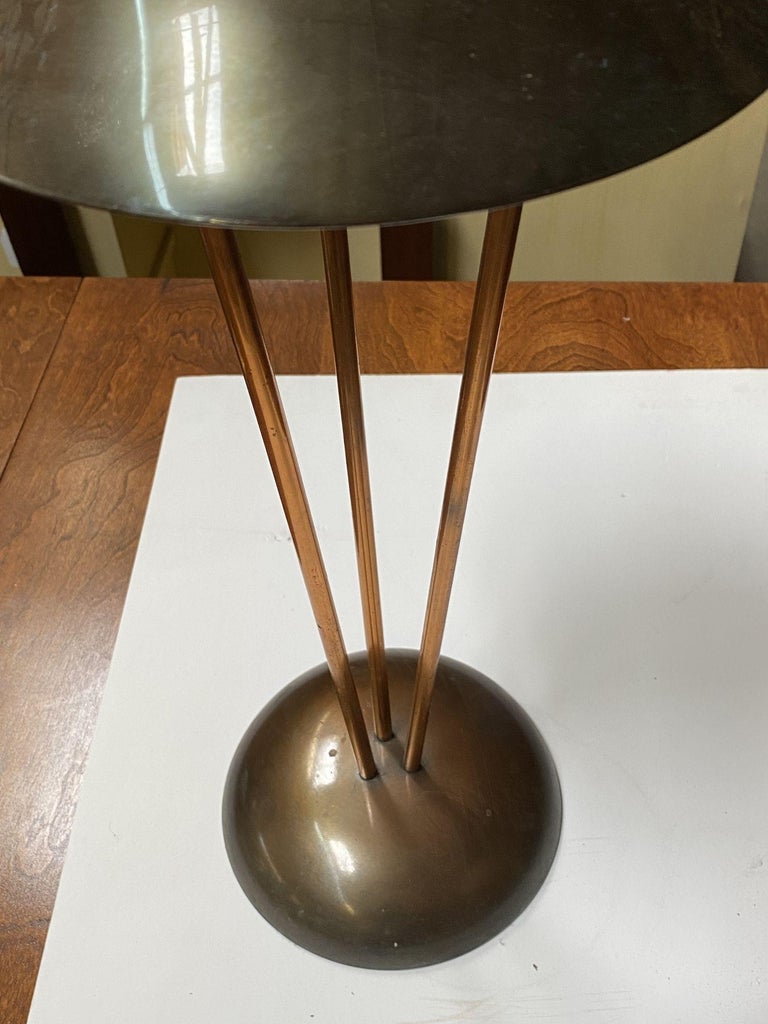 High Style Machine Age Bronze and Copper Art Deco Ashtray For Sale at ...