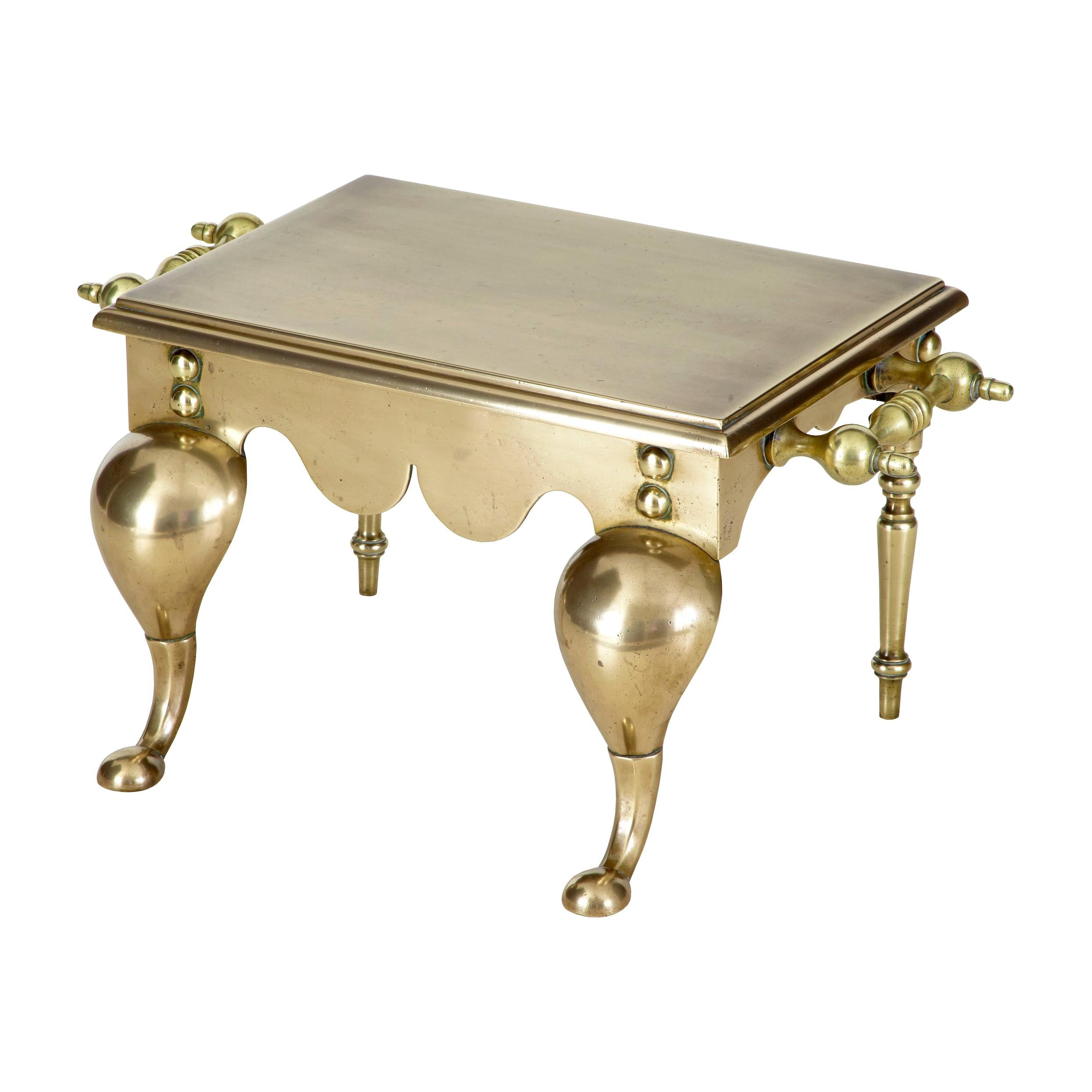 High Victorian 19th Century Brass Trivet Footman at 1stDibs