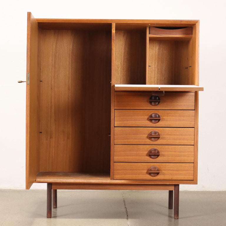 Highboard, Teak, 1960s For Sale at 1stDibs