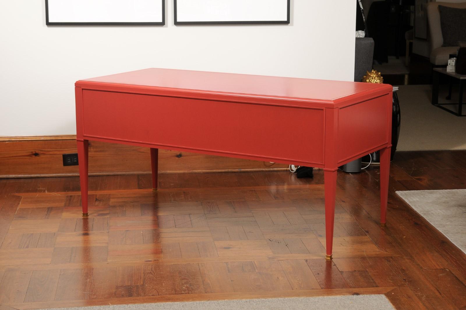 Highland House Vreeland Modern Classic Red Desk For Sale at 1stDibs ...