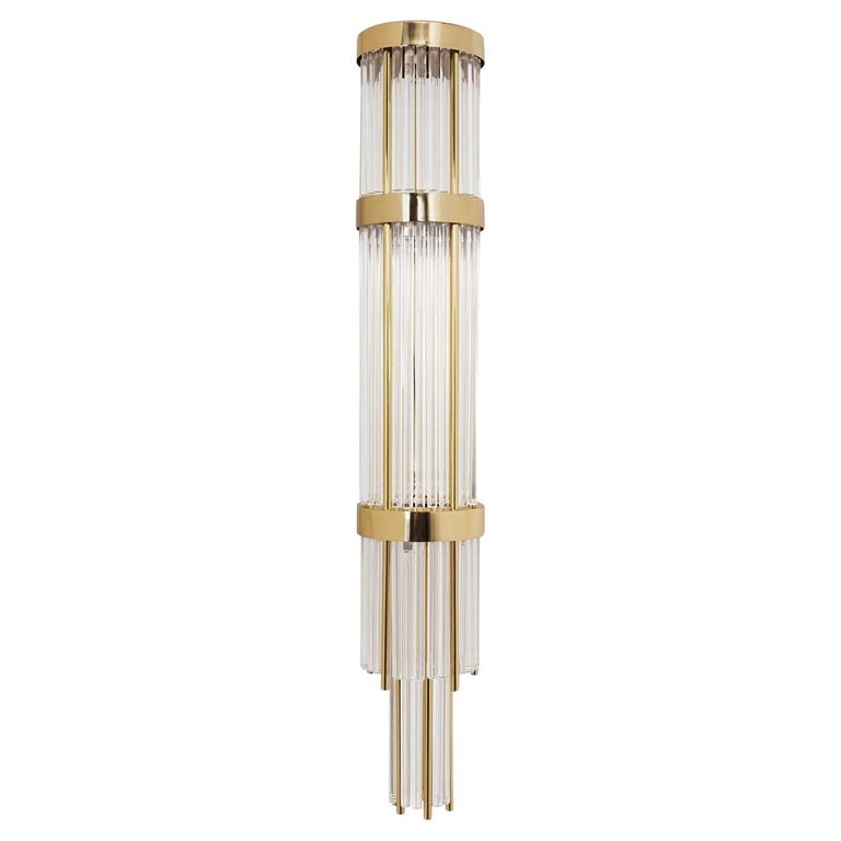 Highlight Brass Wall Lamp For Sale at 1stDibs