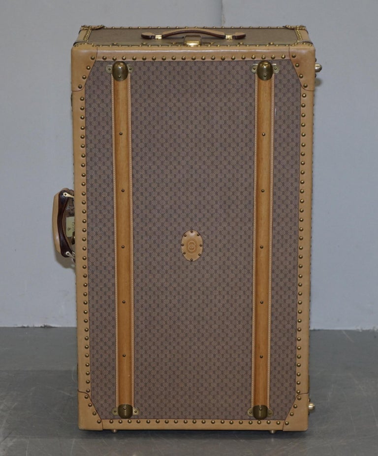 Highly Collectable Gucci Gg Supreme Monogram Steamer Trunk Wardrobe ...