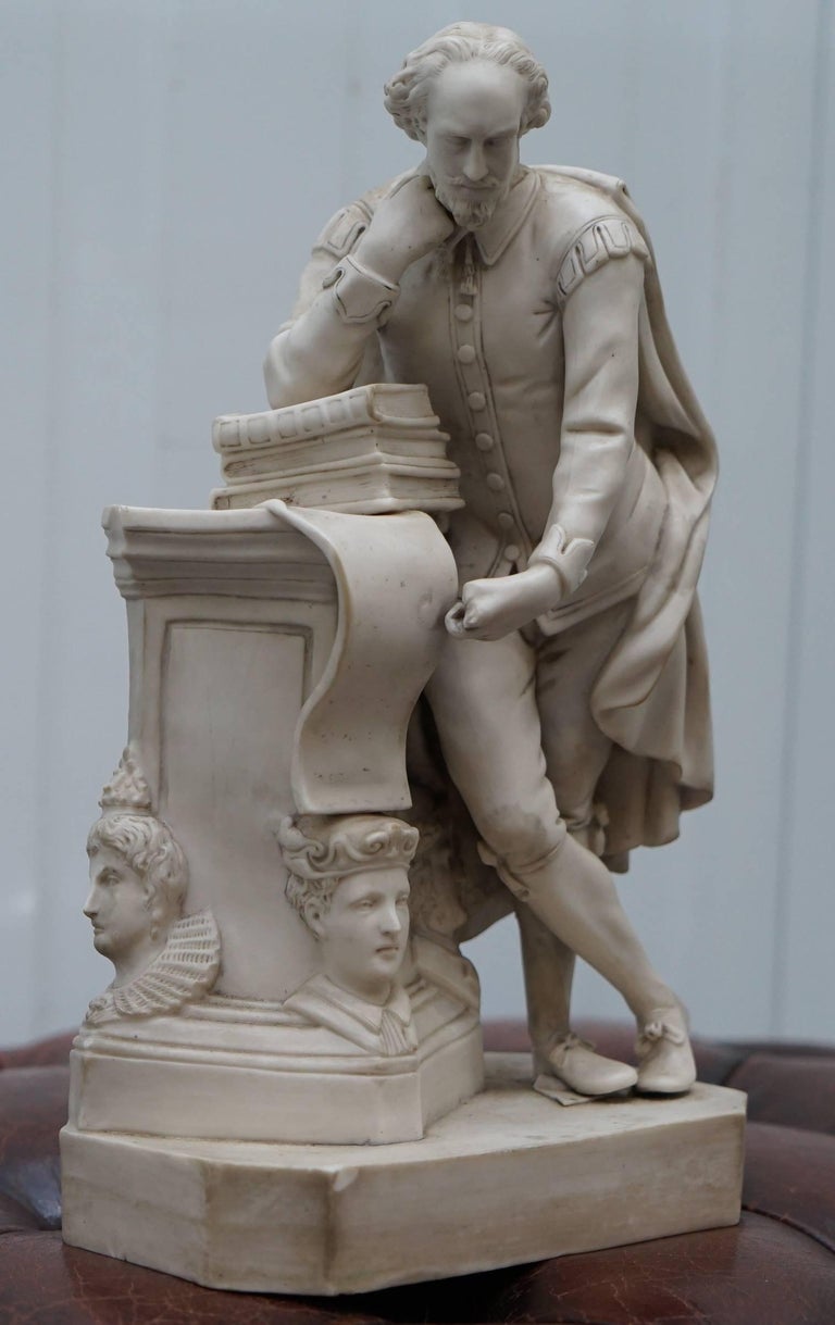 Highly Detailed Parian Marble Statue of William Shakespeare Must See ...