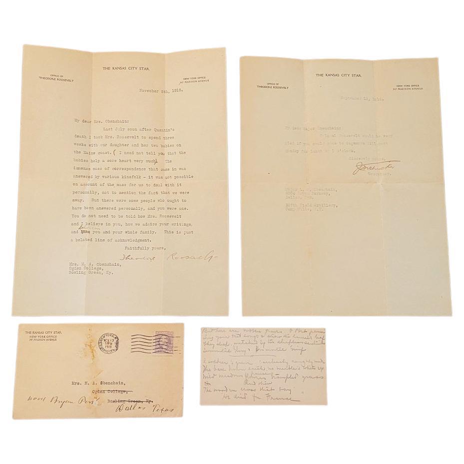 Important Teddy Roosevelt Letter from White House June 1907 For Sale at ...