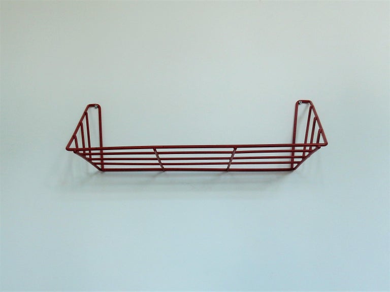 Highly Rare Red 'Delft' Shelf by Constant Nieuwenhuys for 't Spectrum ...