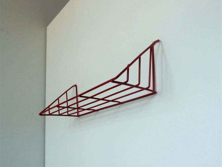 Highly Rare Red 'Delft' Shelf by Constant Nieuwenhuys for 't Spectrum ...