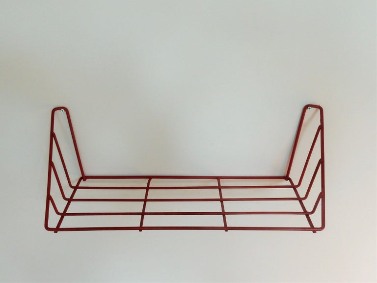 Highly Rare Red 'Delft' Shelf by Constant Nieuwenhuys for 't Spectrum ...
