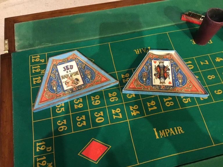 Highly Unusual and Rare Walnut Edwardian Period Metamorphic Roulette at ...