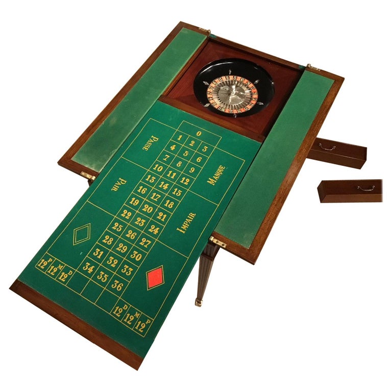 Highly Unusual and Rare Walnut Edwardian Period Metamorphic Roulette at ...