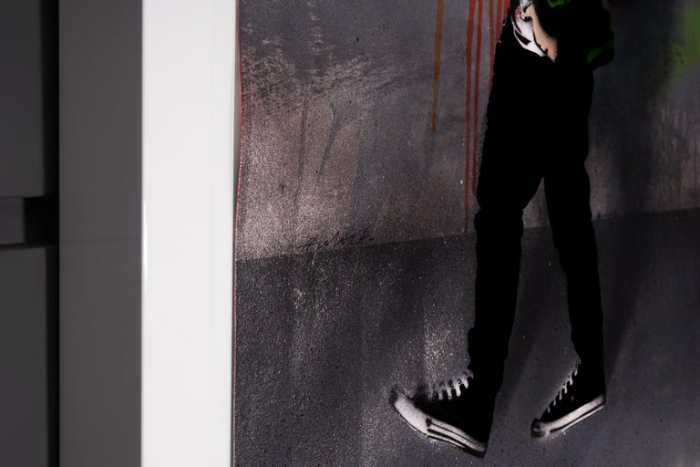 Hijack - 'Static Love with Balloons' Graffiti Street Art Painting ...