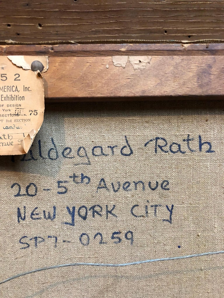 Hildegard Rath - 1950's Expressionist Judaica Painting "I Lit All My ...