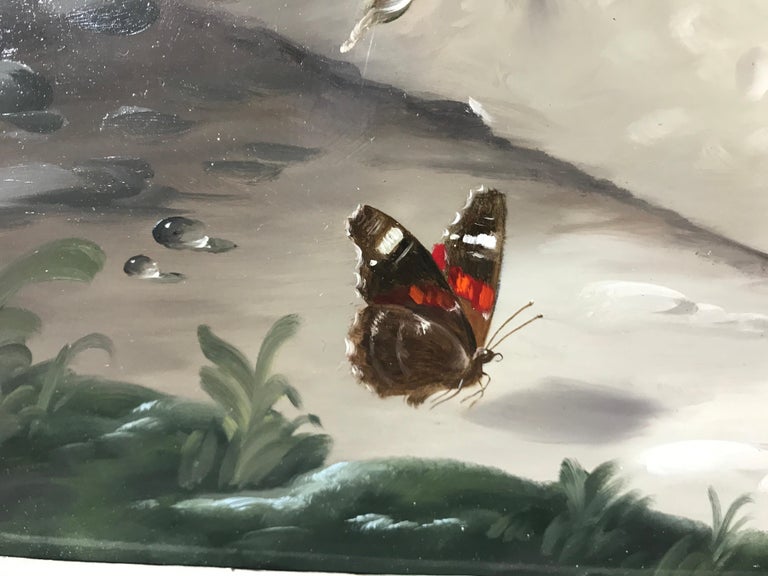 Hildergard Schwammberger - Still life of roses with insects, original ...