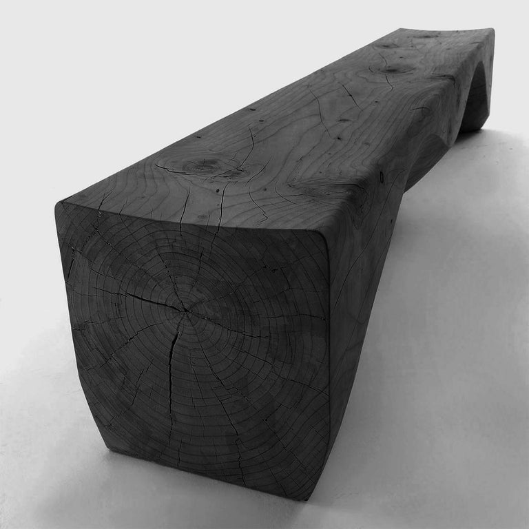 Hill Burnt Bench For Sale at 1stDibs