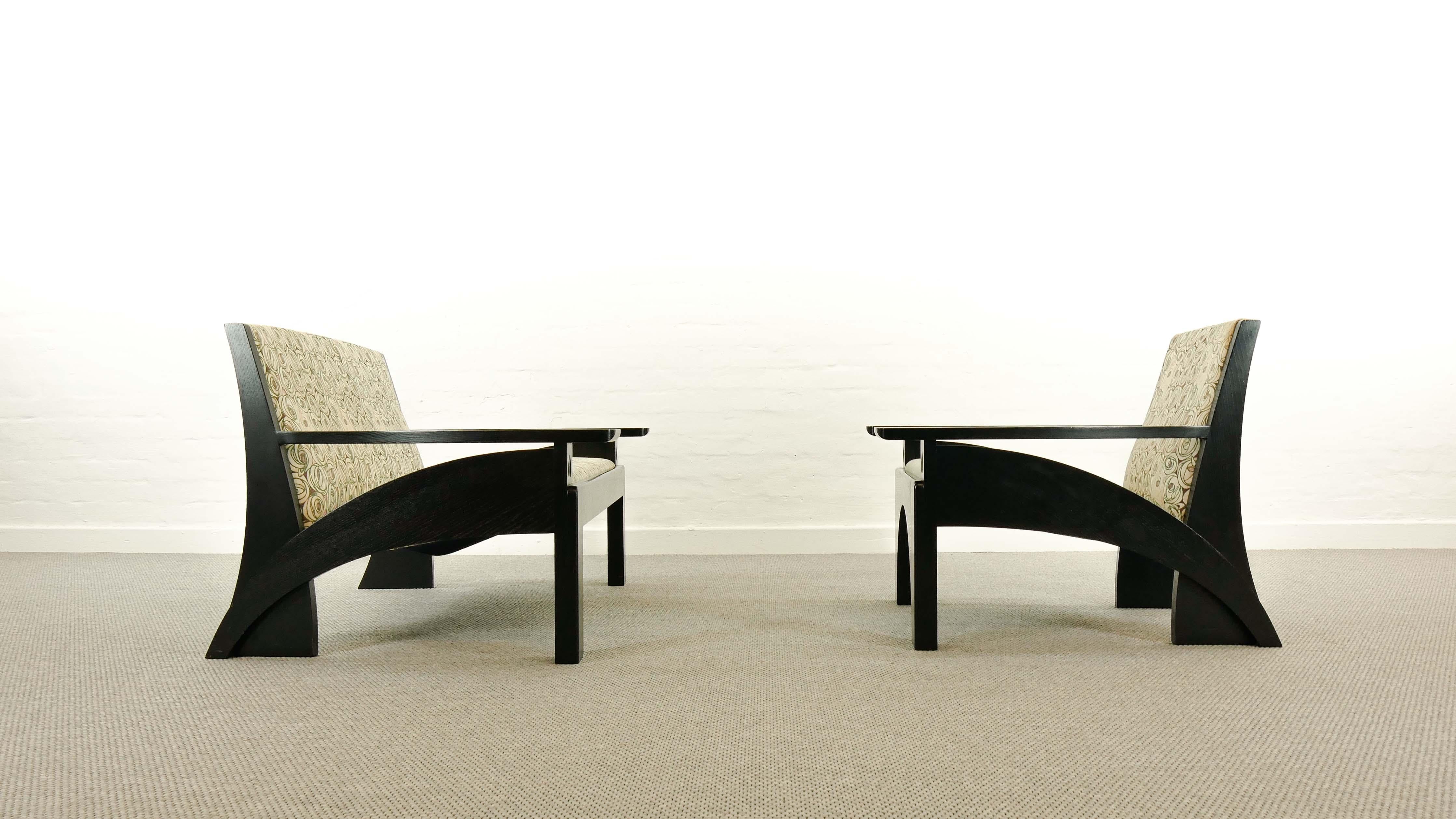 Hill House Set, Settee and Chair by Charles Rennie Mackintosh by ...