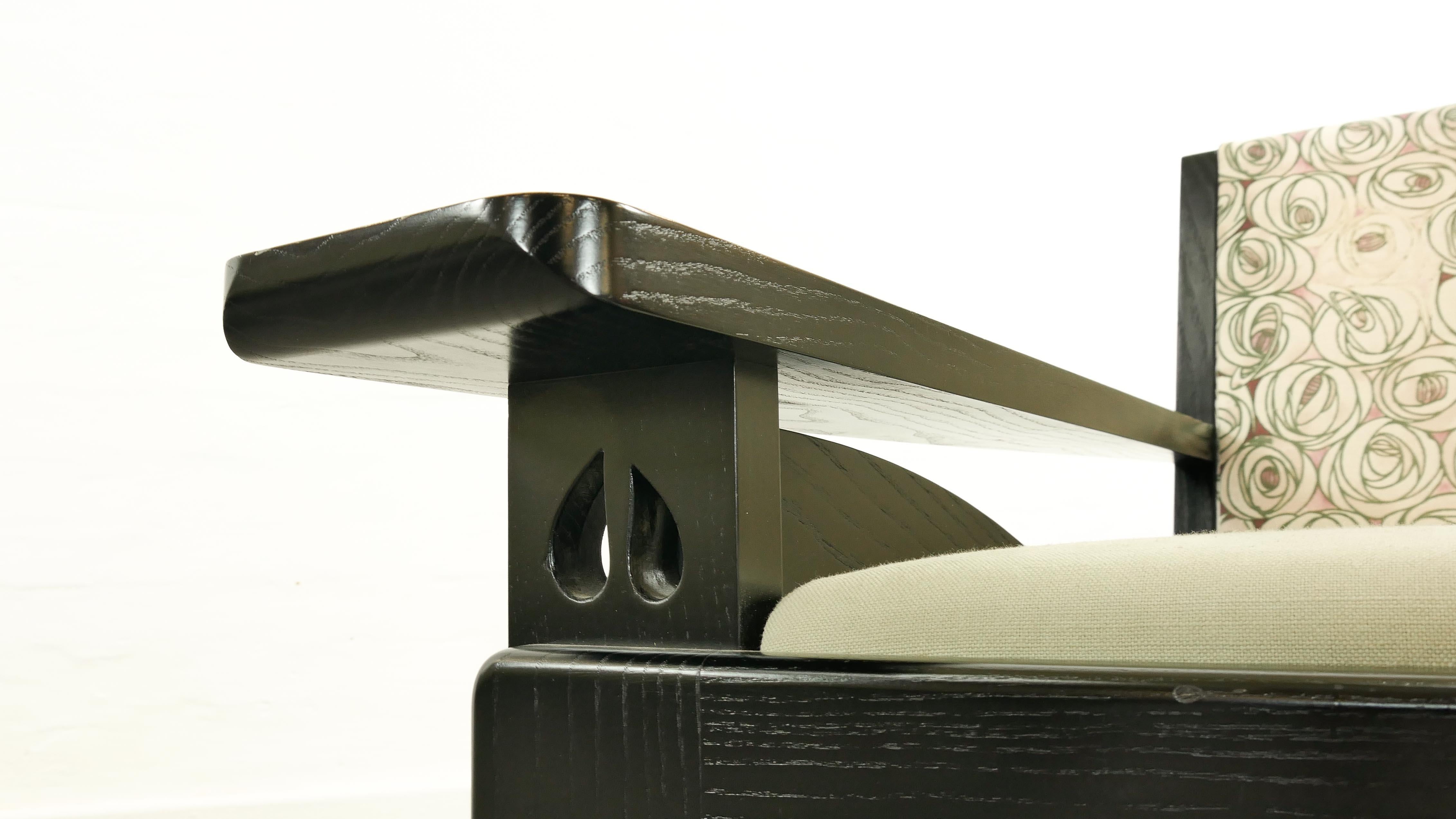 Hill House Set, Settee and Chair by Charles Rennie Mackintosh by ...