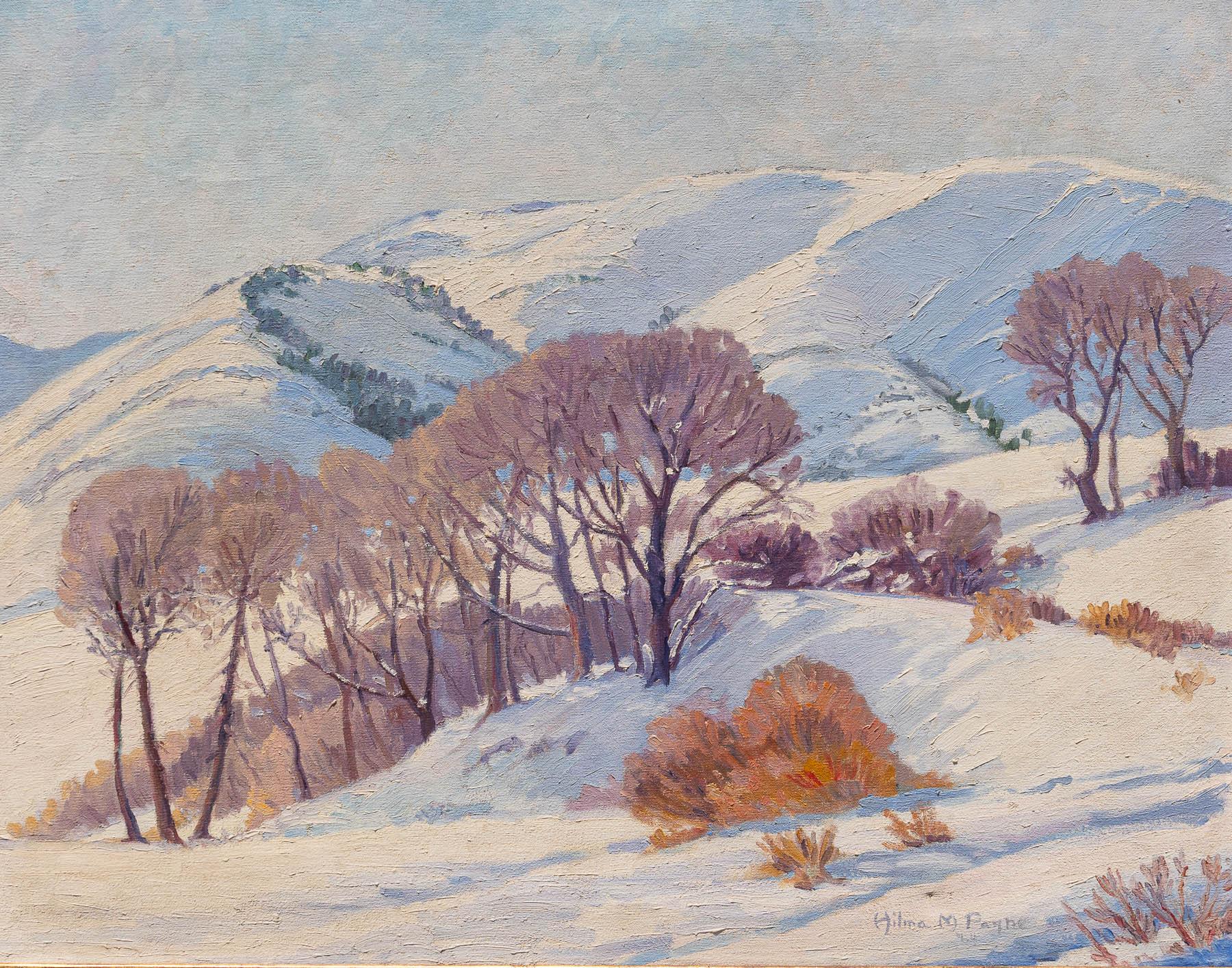 Hilma Payne - Utah snow scene For Sale at 1stDibs