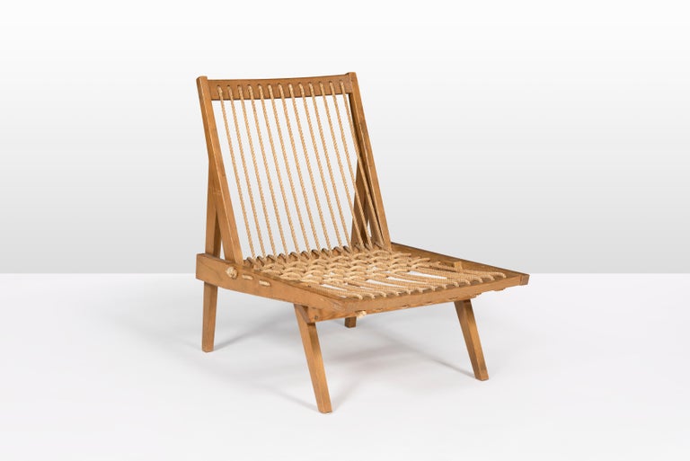 Himo Chair, Yokohama Edition 1952 by Riki Watanabe For Sale at 1stDibs