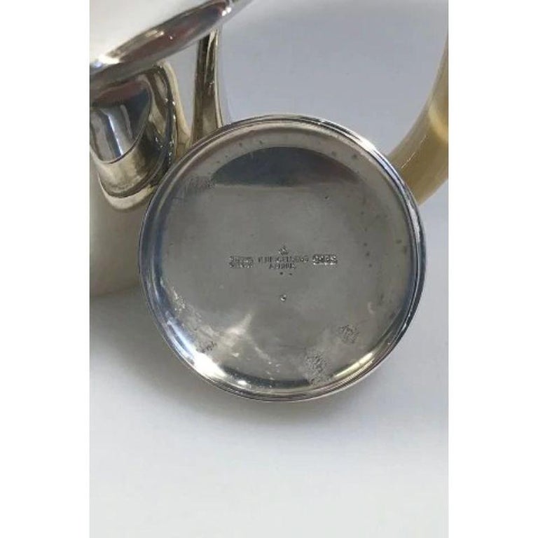 Hingelberg Sterling Silver Coffee Pot Svend Weihrauch For Sale at 1stDibs