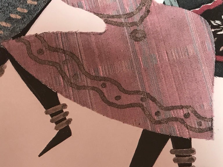 'Hip Bones In Motion" Lithograph Signed Halessie, 1989 at 1stDibs