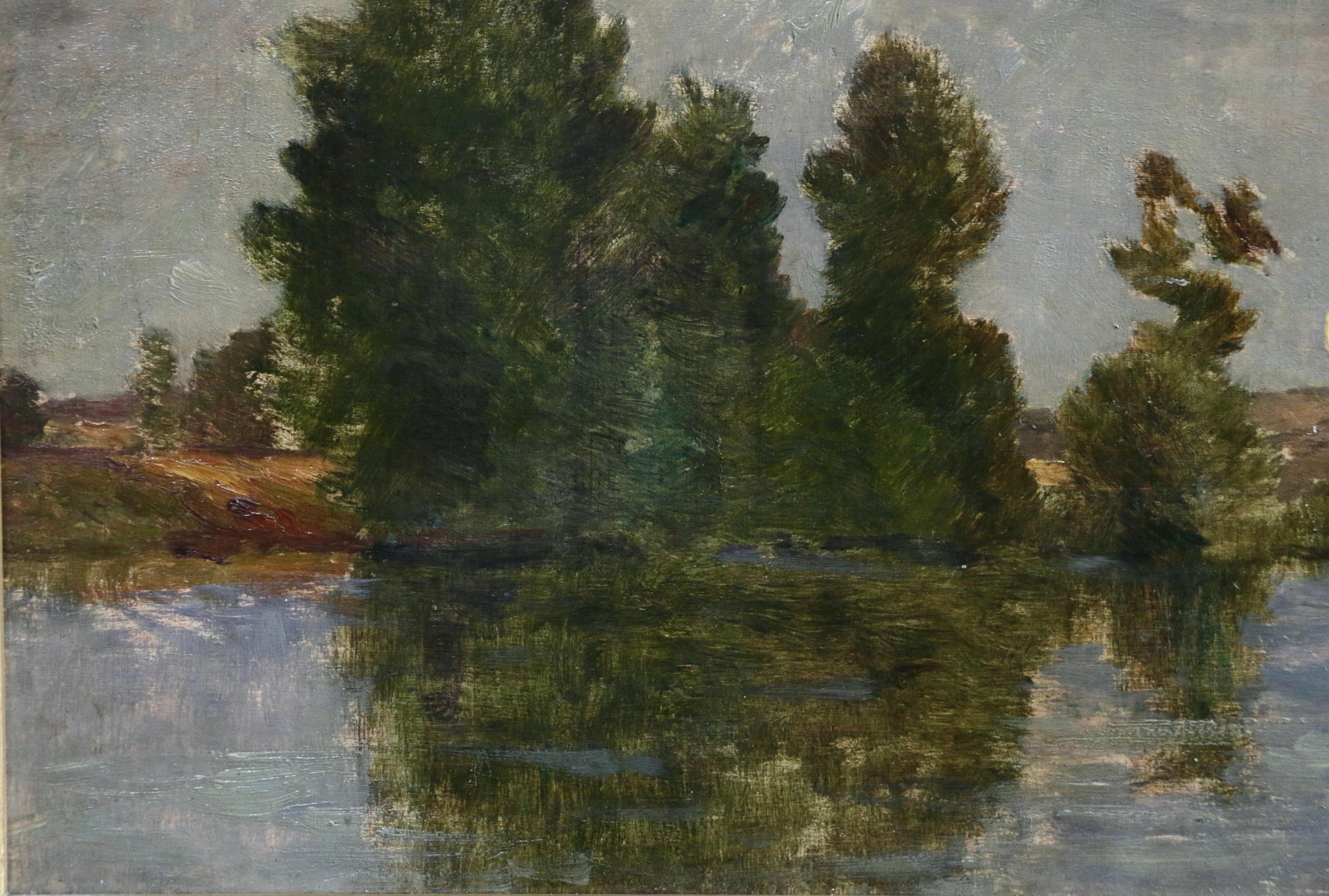 Hippolyte Camille Delpy - Moonlight on the River at 1stDibs | hippolyte ...
