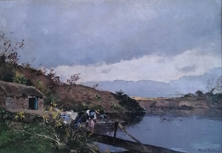 Hippolyte Camille Delpy - The Washerwomen For Sale at 1stDibs