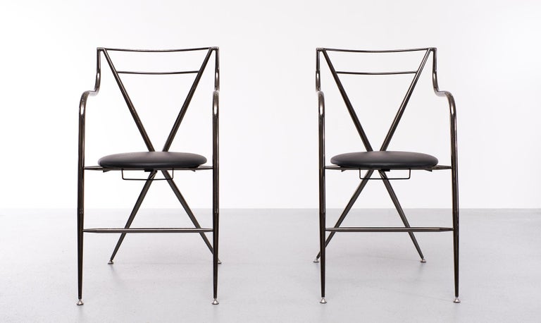 Hiroyuki Yamakado, 2 Cinderella Folding Chairs, Design, 1987 For Sale ...