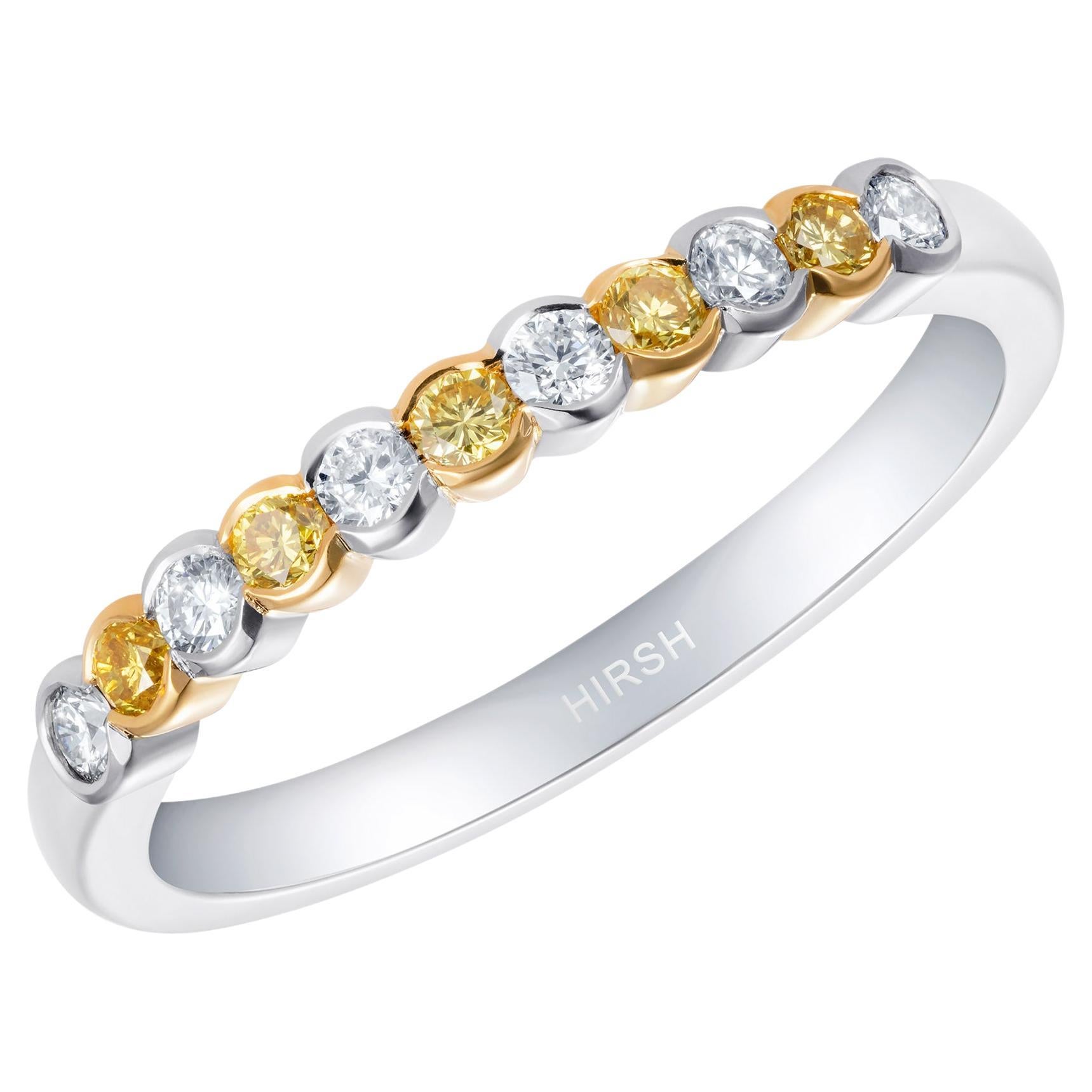 Hirsh Venus Yellow Diamond Ring For Sale at 1stDibs
