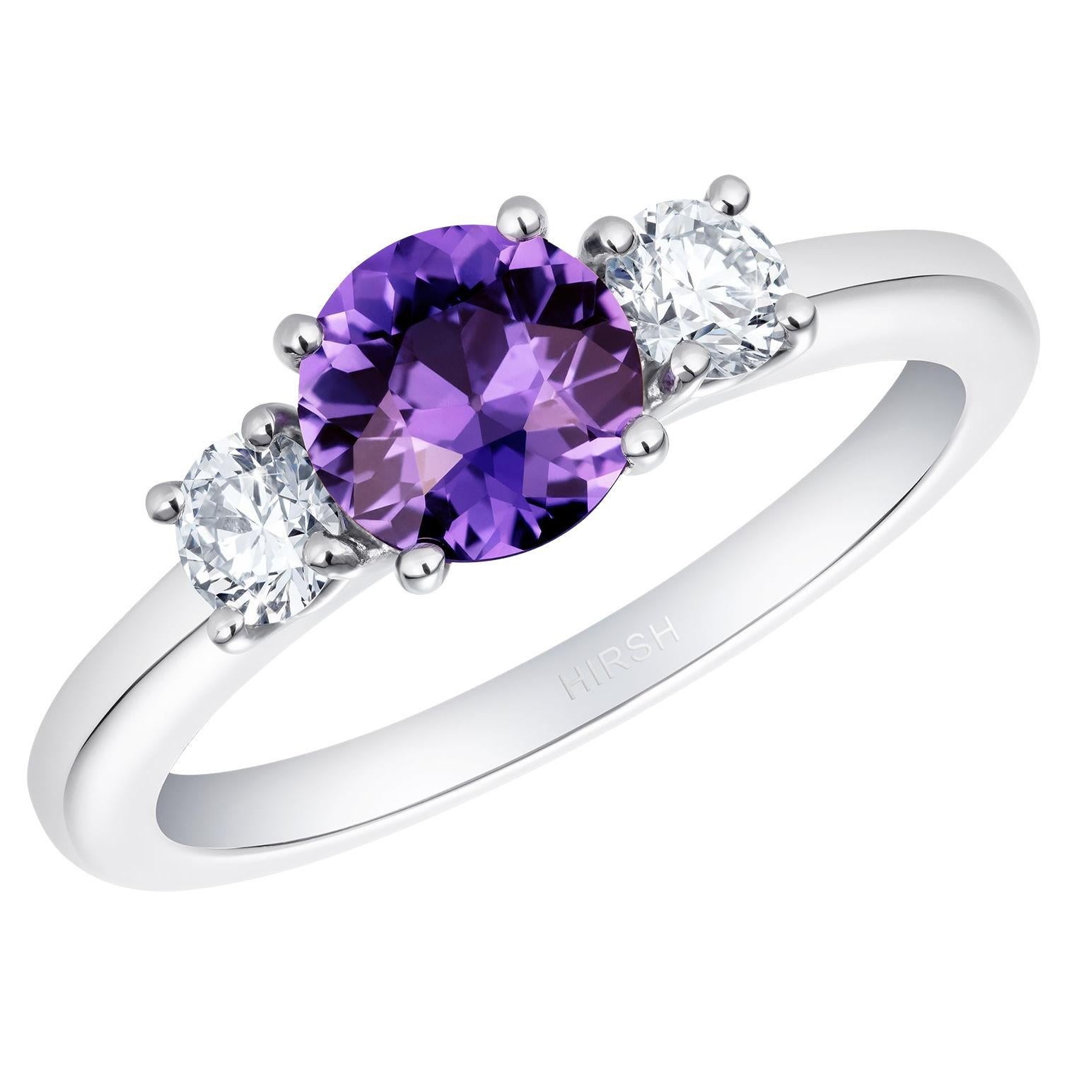 Hirsh Trilogy Farbwechsel-Ring mit lila Saphir im Angebot bei 1stDibs