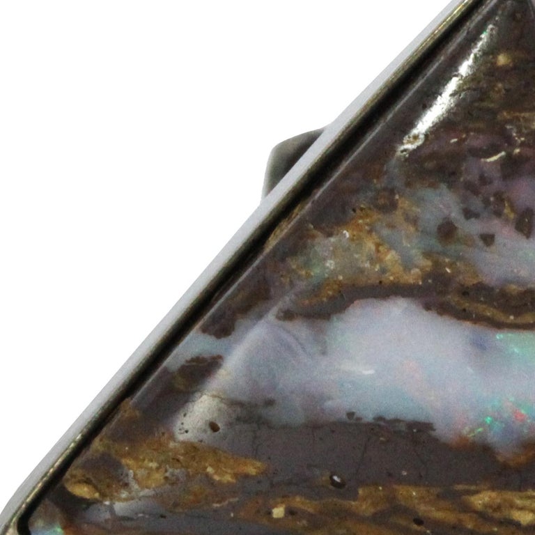 Hirsh Yowah Nut Opal Cufflinks For Sale at 1stDibs