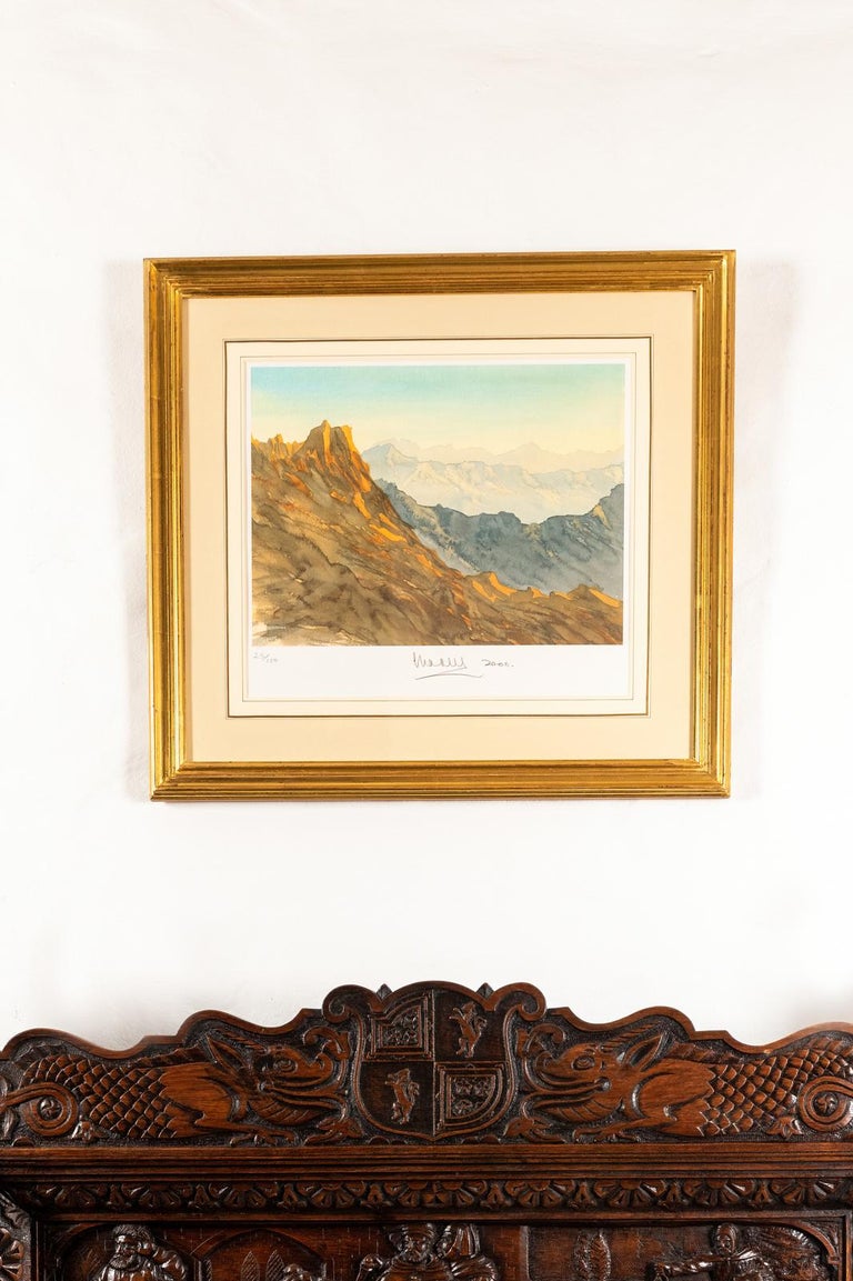 His Majesty King Charles III - Overlooking Wadi, Saudi Arabia - Signed ...