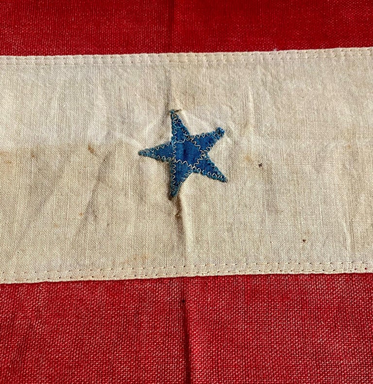 Historic American Blue Star Flag, circa 1917 For Sale at 1stDibs