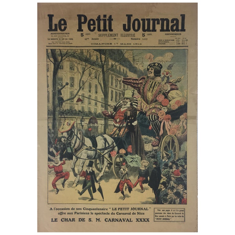 Carnival de Nice France Historical Journal French Memorabilia For Sale ...