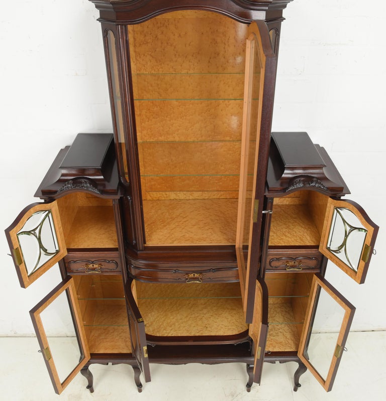 Historicism Art Nouveau Salon Cabinet / Display Cabinet, 1920 For Sale ...