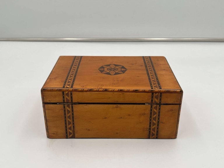 Historicism Decorative Box, Birch with inlays, South Germany, circa ...