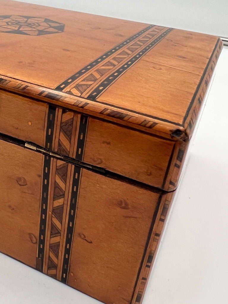 Historicism Decorative Box, Birch with inlays, South Germany, circa ...