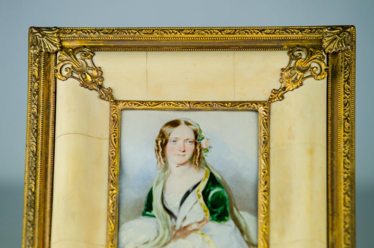 Historistic Bone Picture Frame, circa 1890s For Sale at 1stDibs