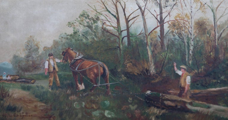 H.L. Chapman - H.L. Chapman - Early 20th Century Oil, Clearing the ...