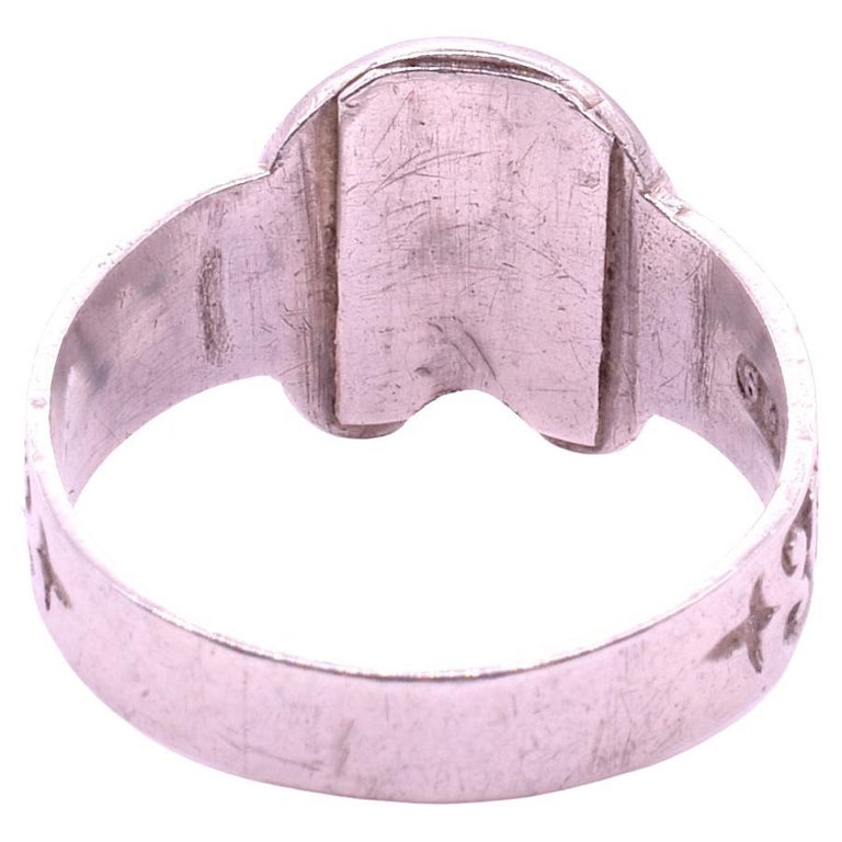 HM Birmingham 1900 Sterling Silver Horse Shoe "Good Luck" Ring For Sale ...