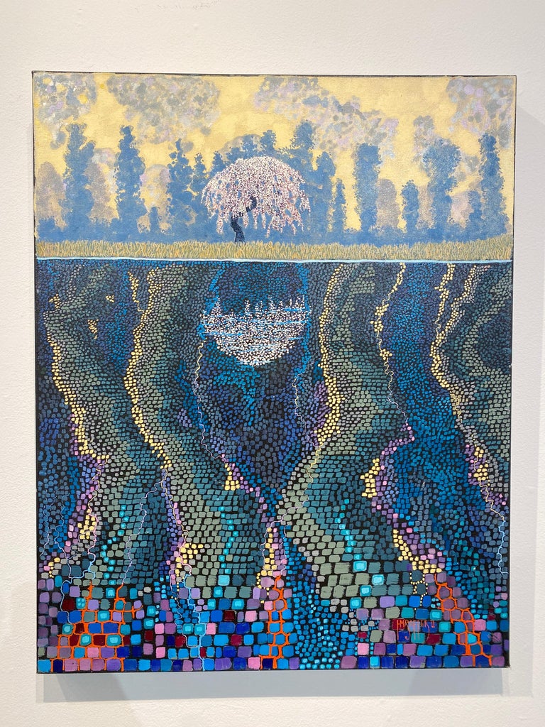 H.M. Saffer II - H.M. Saffer II, "Water Dance IV", Pointillist ...