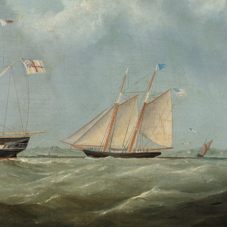 H.M.S. Topaze by George Mears For Sale at 1stDibs