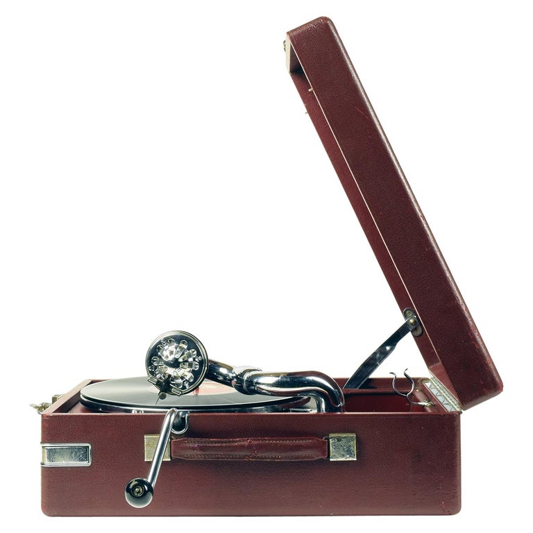 Hmv Portable Gramophone 102, Super Condition. Incl. Set 6 Caruso ...