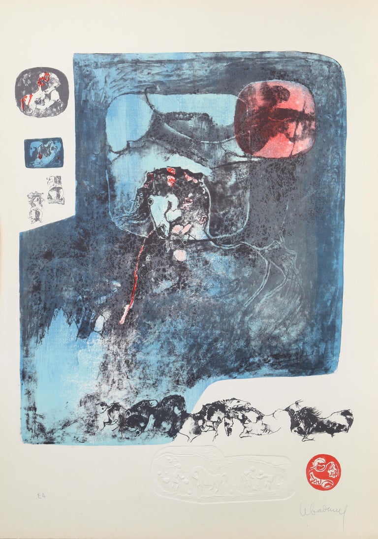 Hoi Lebadang - Lithograph from the Ten Horses Portfolio by Lebadang For ...
