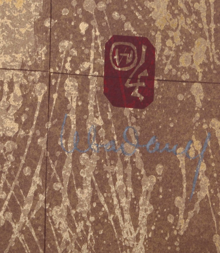 Hoi Lebadang - Spring Cherry Blossom Gold Leaf Screen Print by Lebadang ...