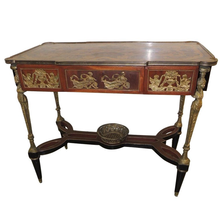 Reproduction of Louis XVI Style Center Table at 1stDibs | louis xvi ...